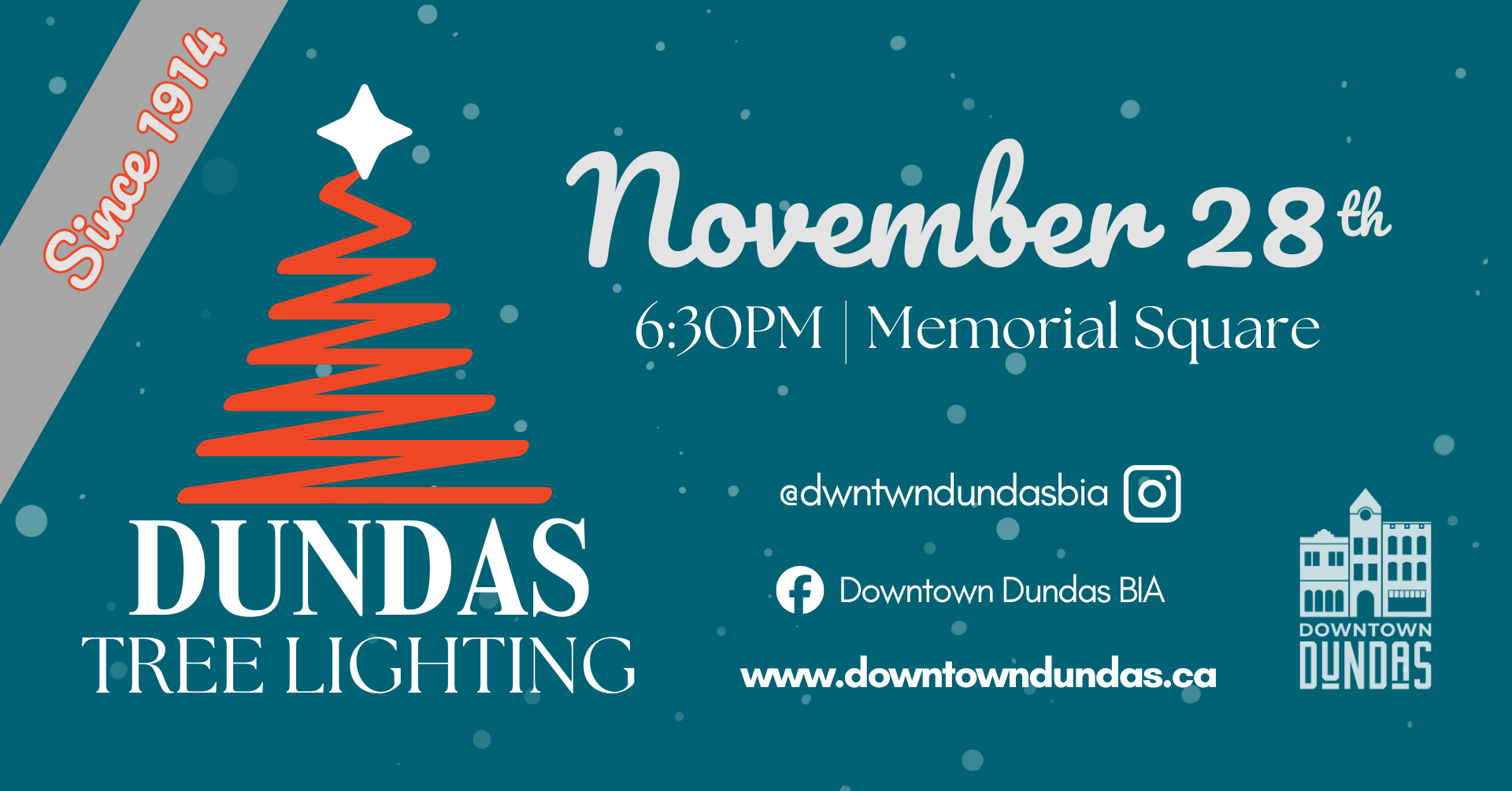 Dundas Tree Lighting - November 28 2025 - Dundas BIA
